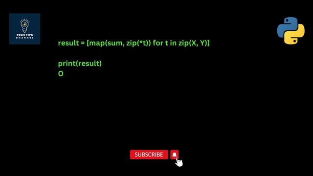Python Program | to add two matrices using zip() – смотреть онлайн ...
