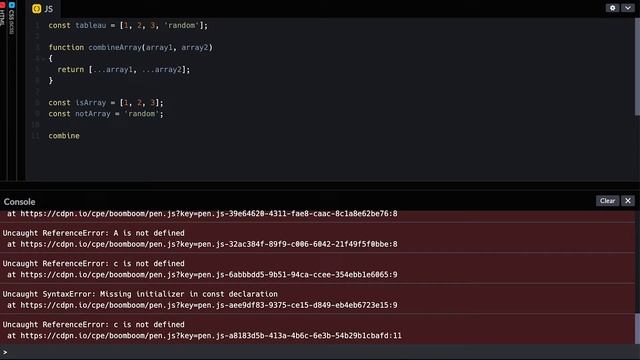 Comment fusionner deux tableaux en Javascript – смотреть онлайн видео ...
