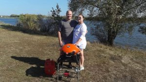 Грилим на берегу реки Ока. Шашлык в O-Grill 800T 23.08.23
