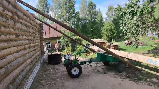 Строим дом ПОЧТИ В ДЕРЕВНЕ! Первый ФИЛЬМ!.mp4