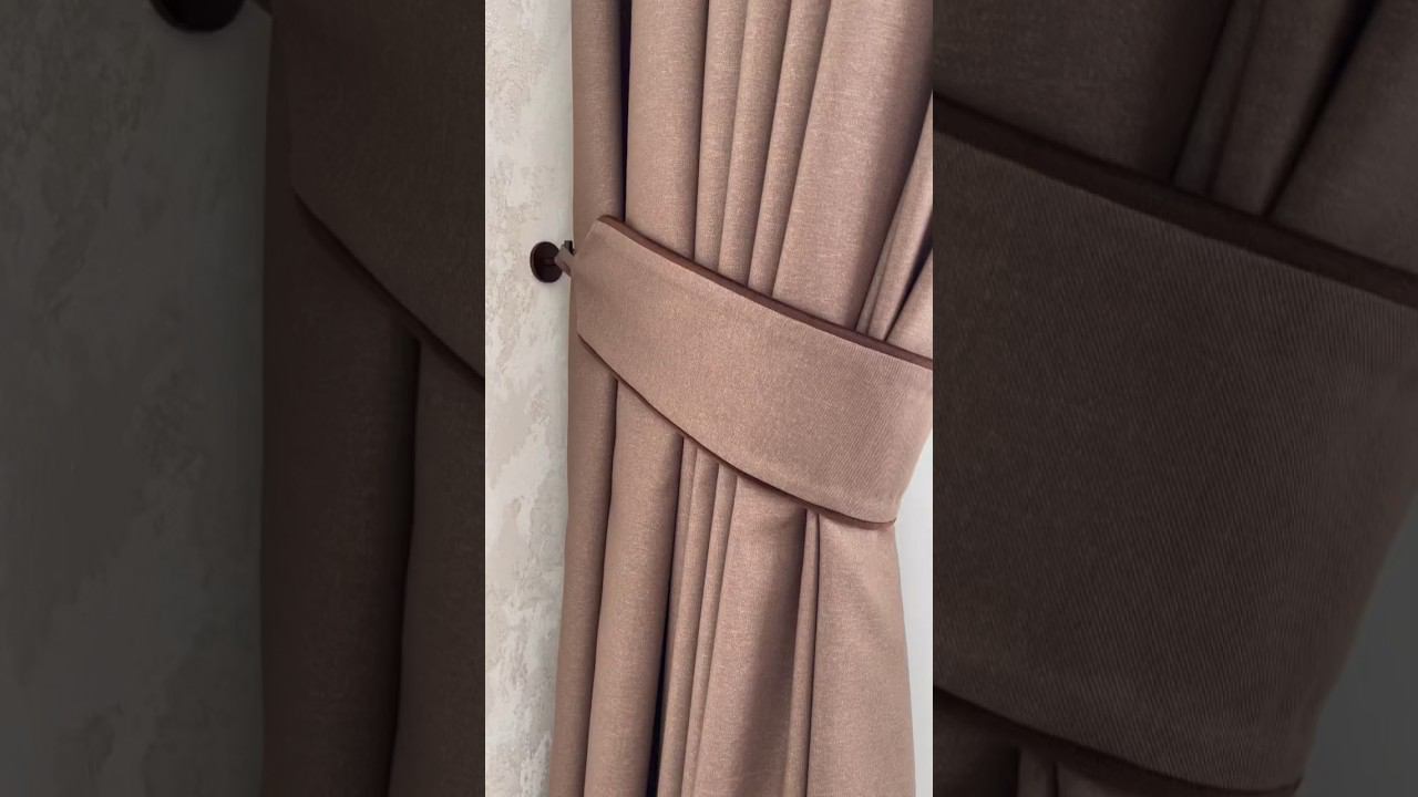 Шторы с интересным подхватом  #curtains #тюль #шторывгостиную