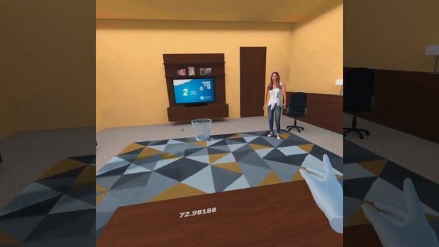 Paper Toss VR BETA 0 | 1 - Oculus Quest 2 - Free Game - First Look - Available on SideQuest ...