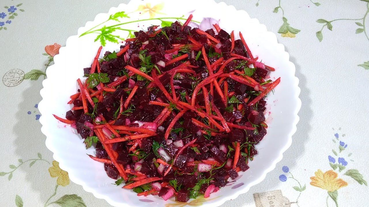 Салат из свеклы по корейски.