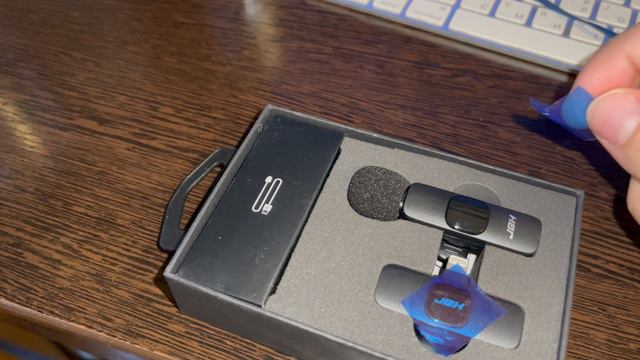 Распаковка и знакомство с беспроводным микрофоном JBH Wireless Microphone K9 с Lightning-коннектором