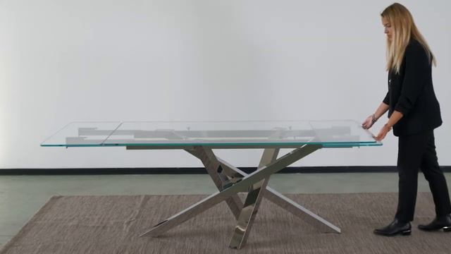 Cтол Shangai от Riflessi. Способ раскладывания