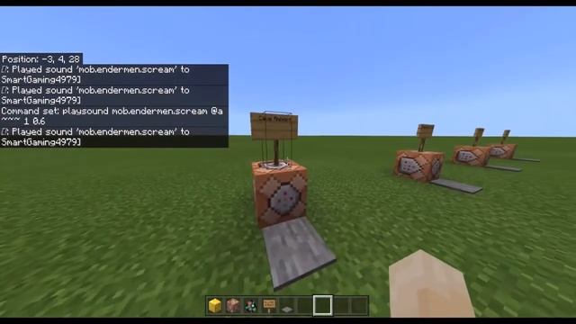 Creepy/Scary Playsound Commands for Minecraft Bedrock (Xbox 1, PS4 ...