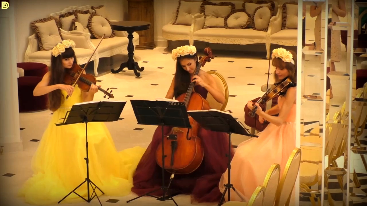 С 8 марта! - цветочные феи Violin DOLLS, французская мелодия