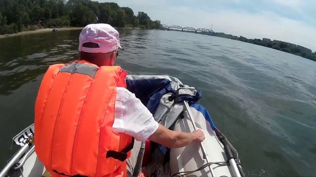 Показал немцу Новосибирск с воды, 2017