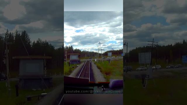 Проезжаем места катастроф на тепловозе 2М62