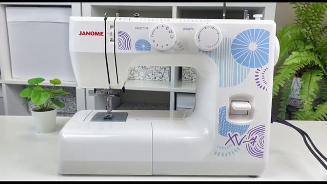Janome XV-7. Намотка нити на шпульку