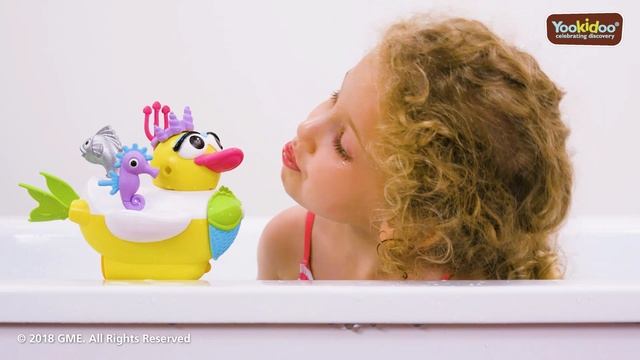Игрушка для ванны с водометом и аксессуарами Yookidoo Утка-русалка - 40171