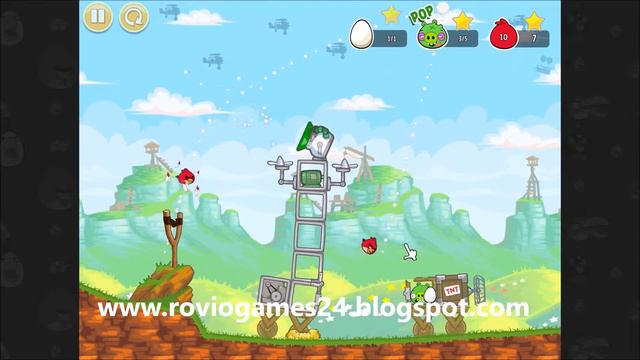 [#10] Angry Birds - Egg Defender - Red's Mighty Feathers - 3 stars ...