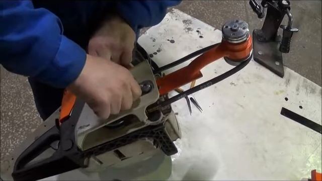 Насадка болгарка для бензопилы, установка и работа – смотреть онлайн ...