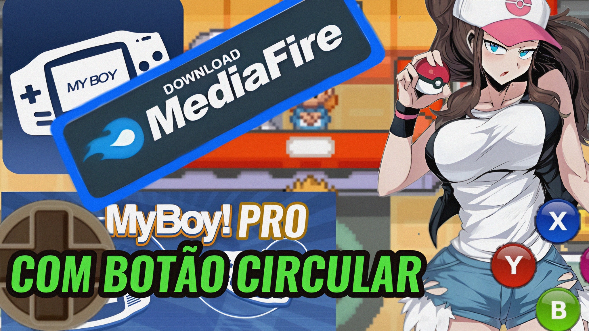 MyBoy (GBA) Com Betão Circular - 3mulador 4ndroid
