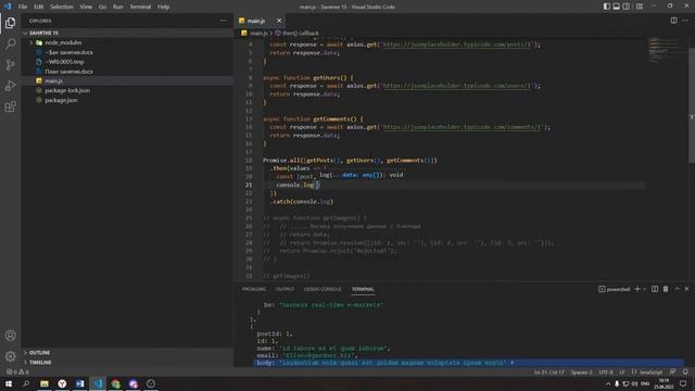 Уроки по JavaScript. Лекция 15. Методы объекта Promise.