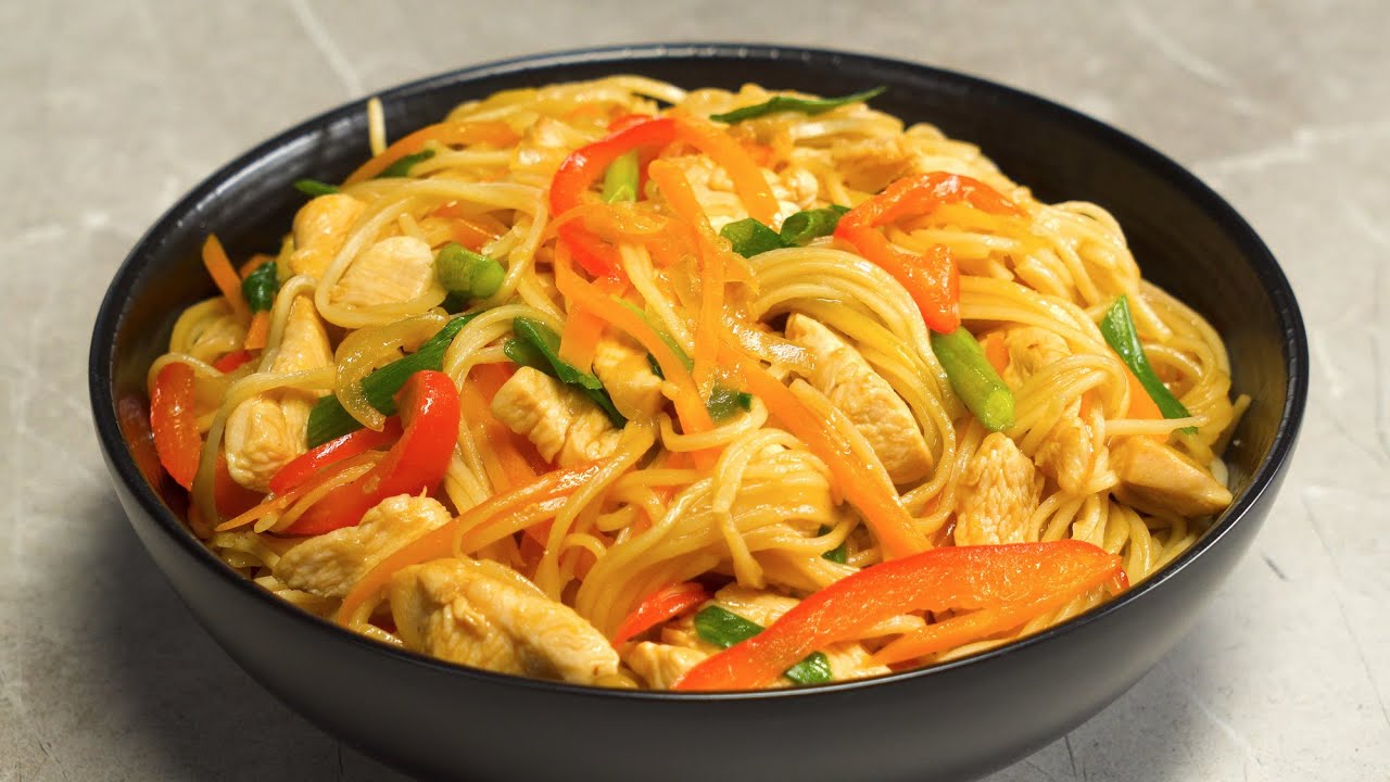 ВОК С КУРИЦЕЙ за 20 минут. Ужин получится вкусным!