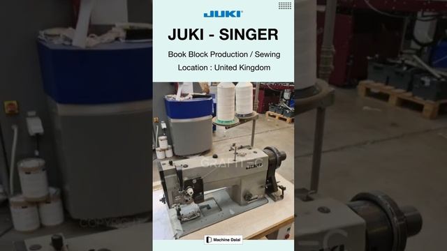 Used Book Block Production / Sewing Machine for SALE | JUKI - SINGER | @Machinedalal