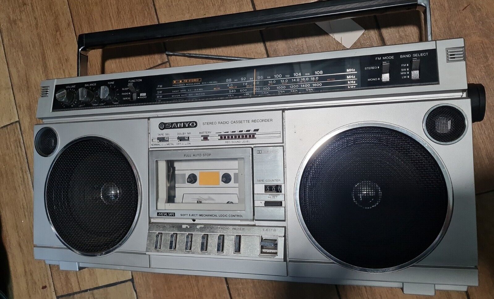 Sanyo M-X315L Stereo Cassette RecorderGhettoBlaster Boombox-ЯПОНИЯ ...