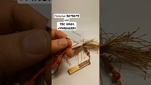 Элемент Пельтье 30_30_3 мм. Tec1-12704 для диодного лазера 30 на 30 мм и 4 ампер.