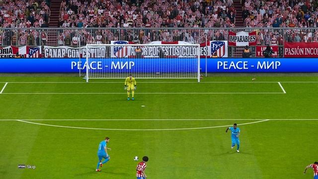 eFootball PES. Лига Чемпионов. Атлетико Мадрид - Зенит #48.Финал.