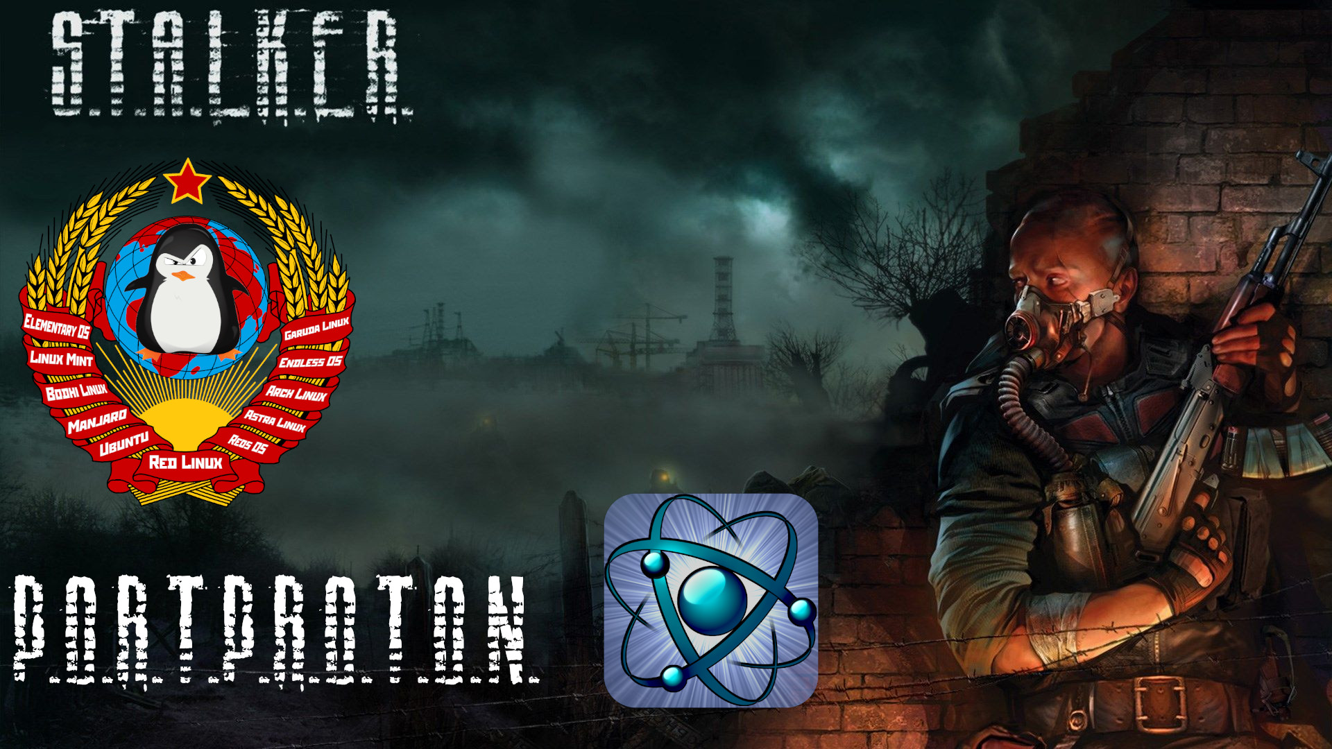 Играю в S.T.A.L.K.E.R.: Тень Чернобыля #11 ЧАЭС Финал (Linux Mint 21, PortProton)