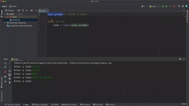 017. ▶️ Getting User Input Repeatedly #while-loop
