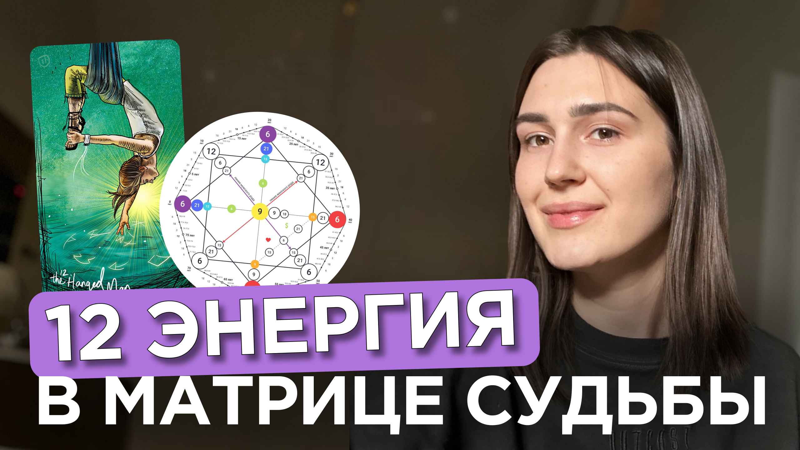 12 энергия в Матрице Судьбы | Рожденные 12 числа или в декабре |  Аркан повешенный