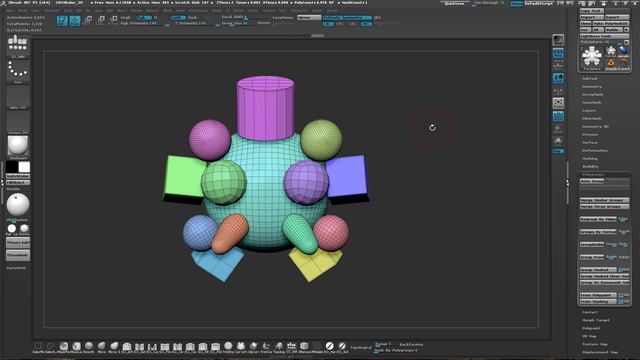[ZBrush] Module 1 - Zbrush Fundamentals - 4. Polygroups