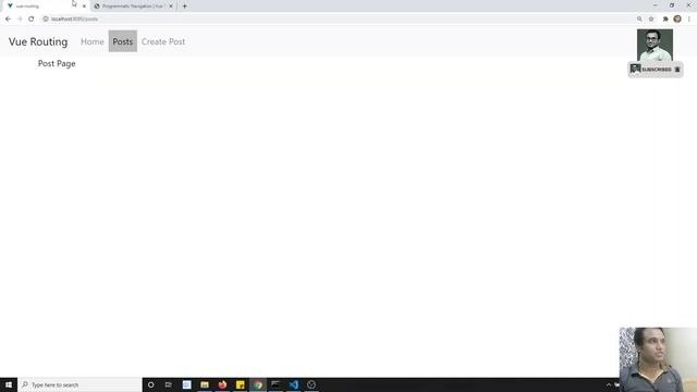 50 | Programmatic navigation between pages using $router with push replace and go in Vue js ...