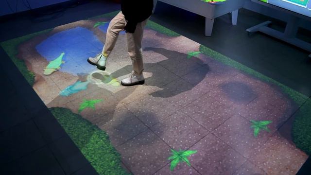 Режим «Динопарк» — интерактивный пол Floorium