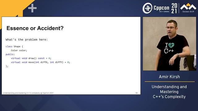Understanding and Mastering C++'s Complexity - Amir Kirsh - CppCon 2021