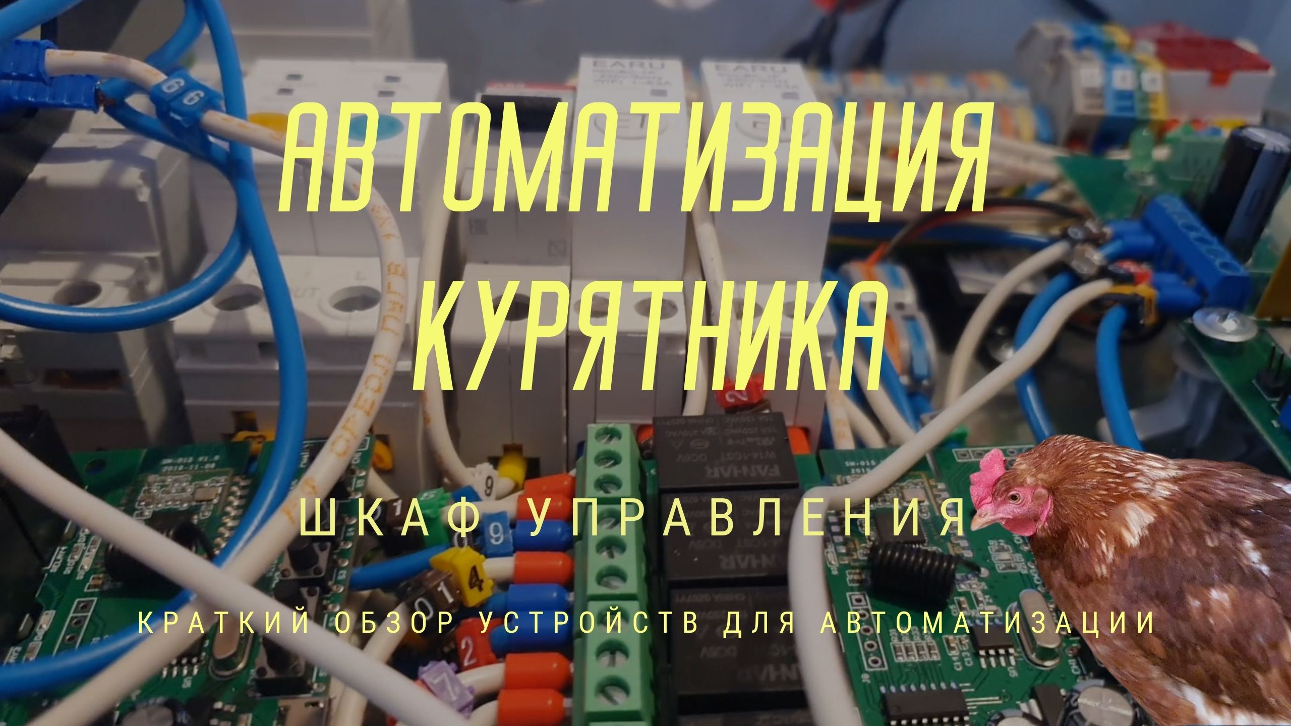Шкаф управления автоматикой курятника
