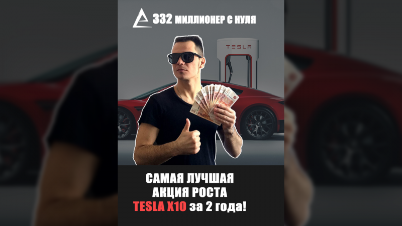 Как заработать на Акциях Tesla | Инвестиции в Тесла | Акция Тесла сделает тебя миллионером!