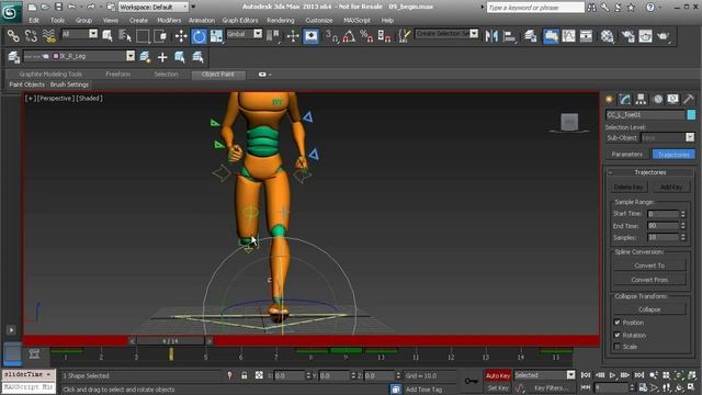 9. Finishing the legs