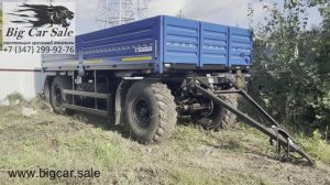 Прицеп бортовой ТЗА 589201-0816100-01 под вездеход (8т. 2 Оси Плант. Рессорная подвеска)