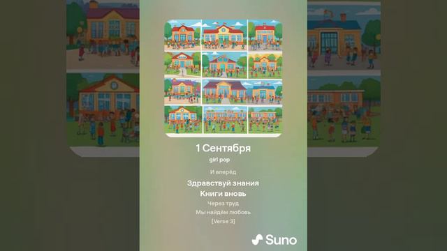 Песня про первое сентября для школьника