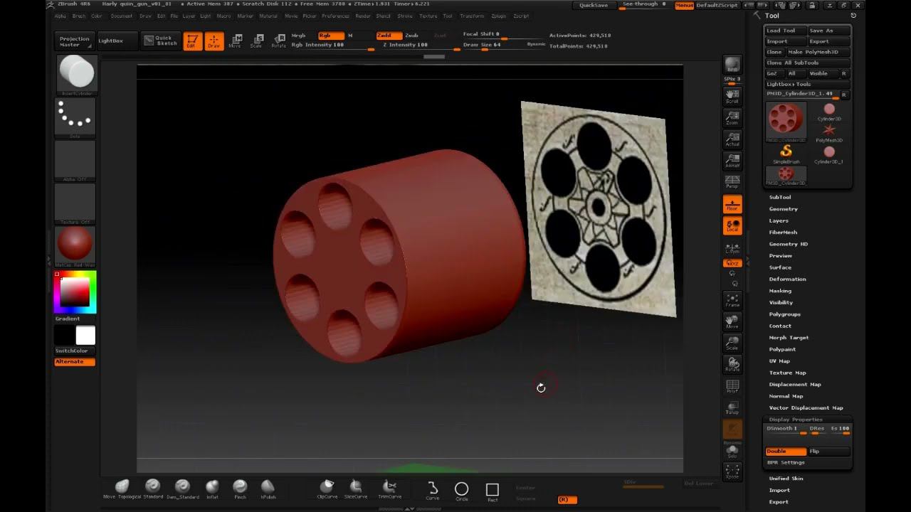 HarleyQ Vol 3  05 Internal cylinder holes