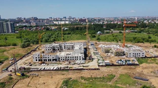 Динамика строительства ЖК Лето (июнь, 2021)