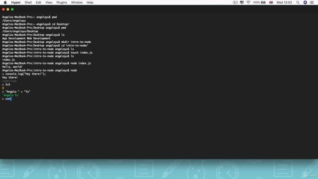 The Node REPL (Read Evaluation Print Loops) – смотреть онлайн видео от ...