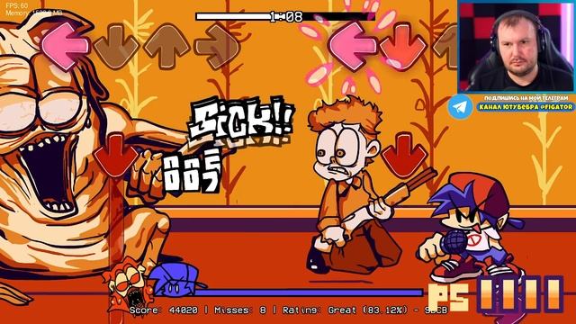 Милый Котик ГАРФИЛД | EXE против Бойфренда Friday Night Funkin vs ...