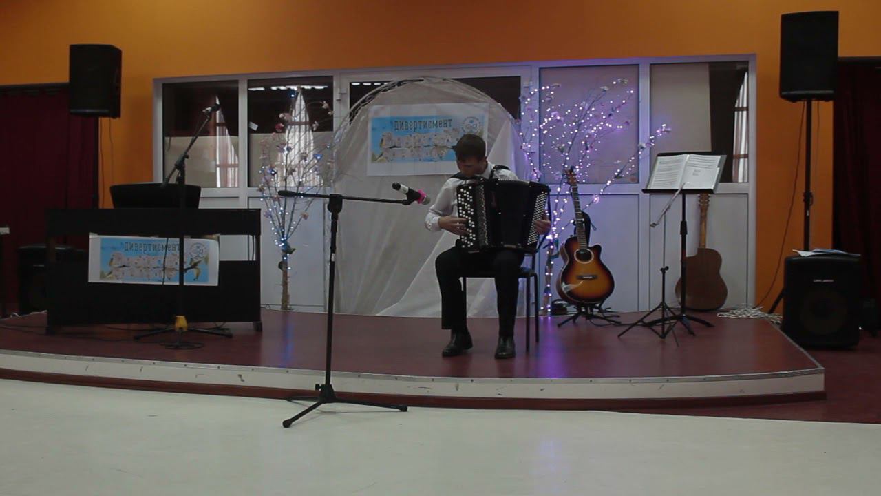 "Вдоль по Питерской" русская народная песня в обработке Евгения Дербенко,  Данил Писанко ДШИ СпасскД