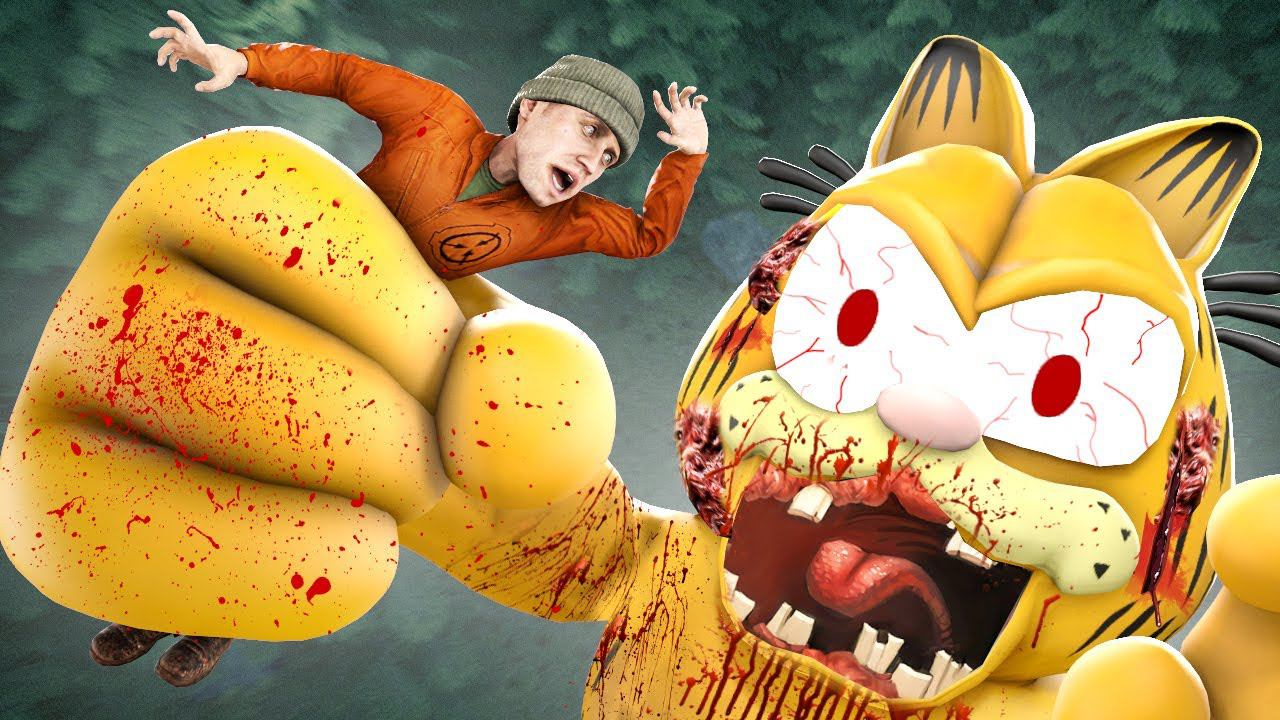 ГАРФИЛД ОХОТИТСЯ НА МЕНЯ! САМЫЙ СТРАШНЫЙ SCP 3166 ПРОТИВ ЛЮДЕЙ ...