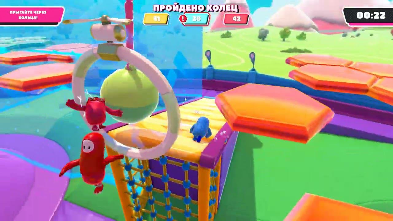 Fall Guys #13 -- -- Спасательный круг, пальцы, телепорты