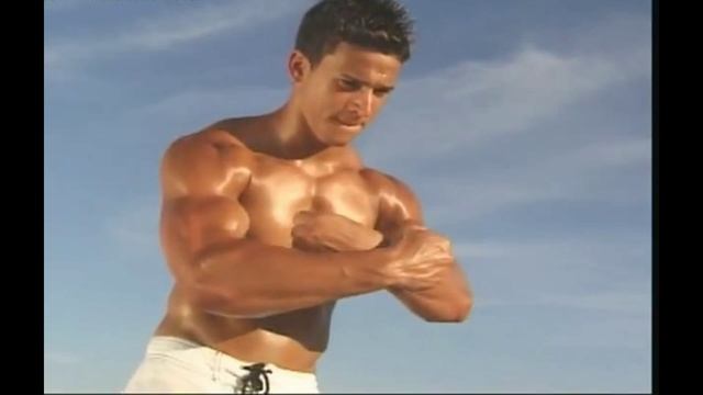 Muscle fitness male model