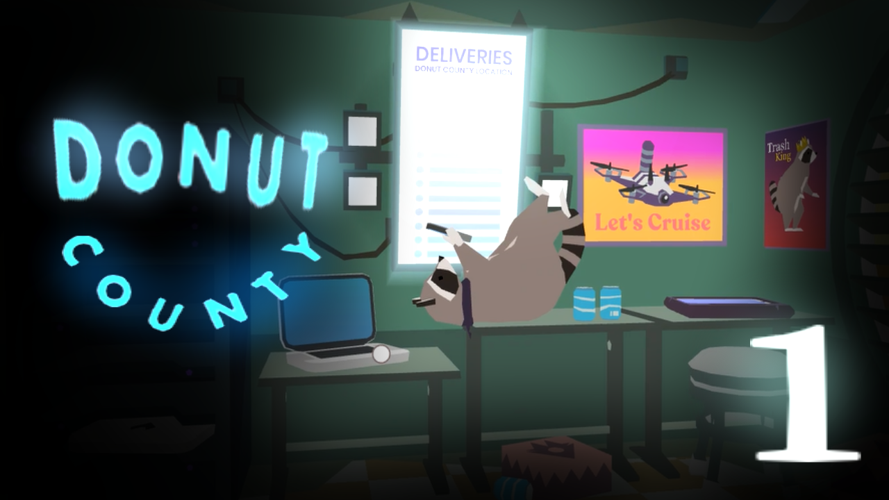 Donut County - Прохождение 1 - Начало Конца