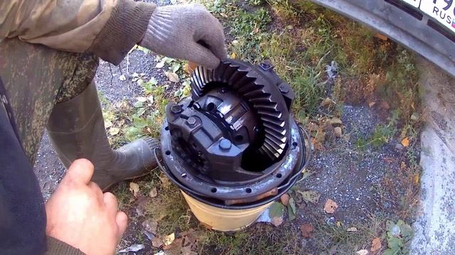 Заглянул в задний мост