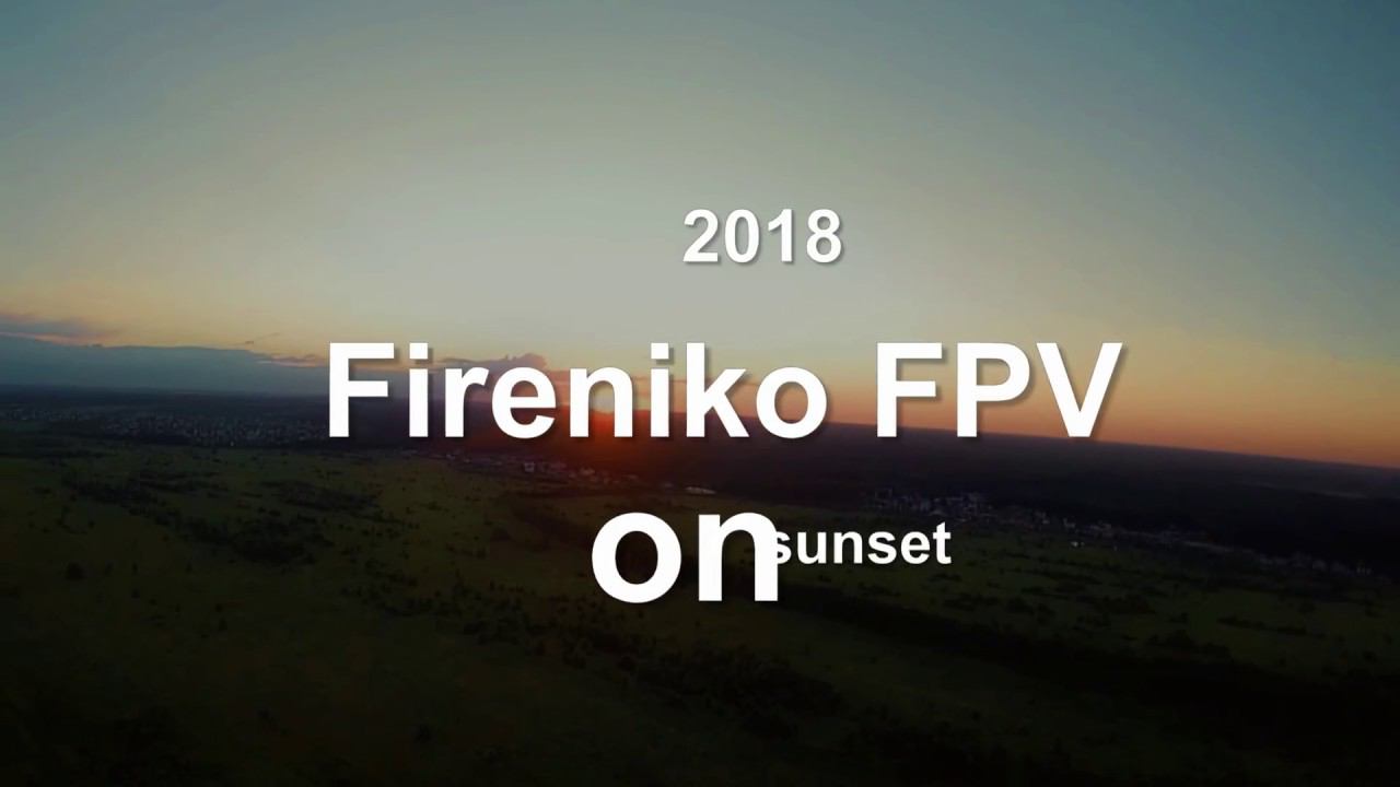 RC 2018 Puda240  in fields on sunset