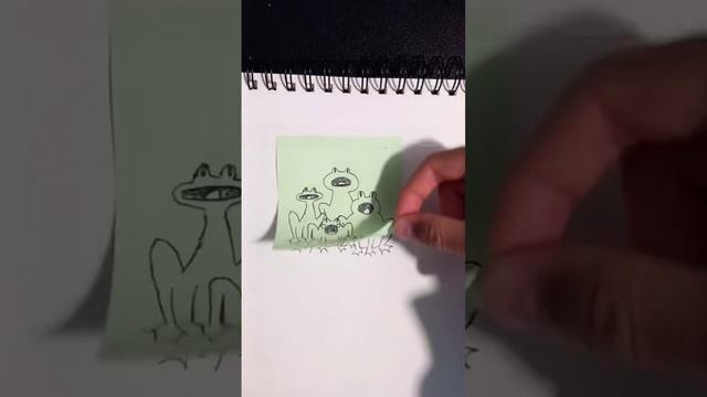 Лягушачья опера - анимация на рисунках