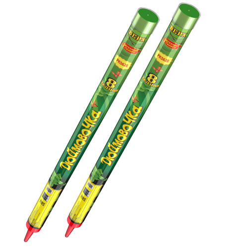 Римская свеча Дюймовочка 1" х 8 РК5620 Русский салют | Пиромаркет