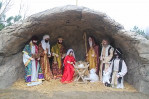 Рождественский вертеп "Вифлеем" при храме Рождества Христова.